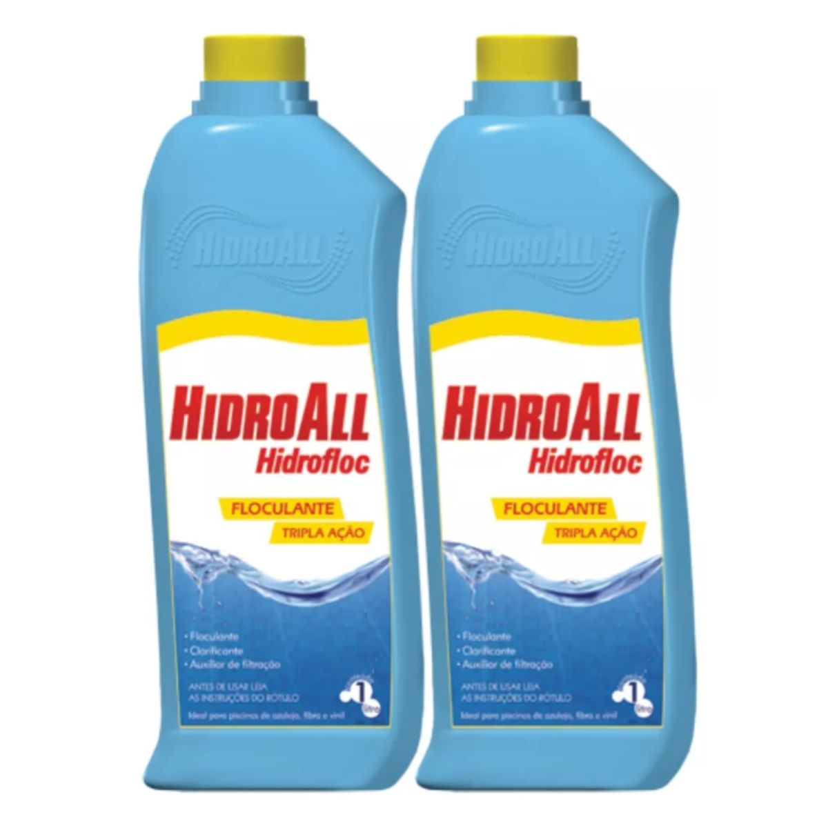 kit 2 und Hidrofloc 1 Litro Hidroall Marol Piscinas