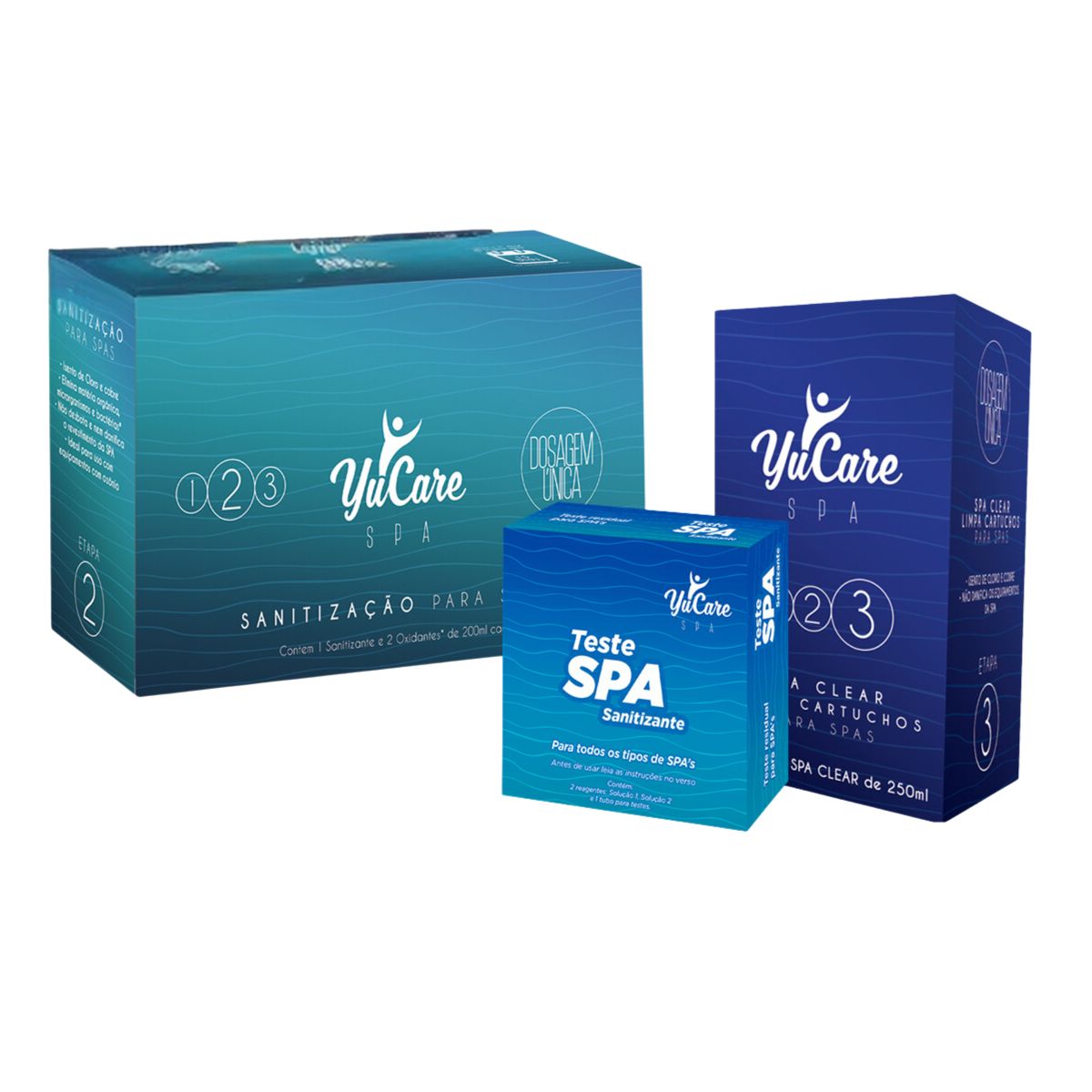 Kit Luxo - Limpa cartucho - Fita Teste Marol Piscinas